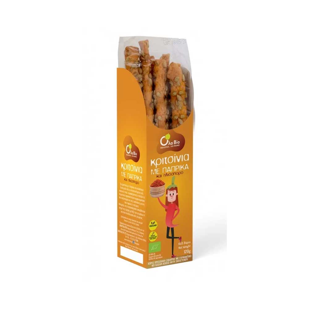 ΚΡΙΤΣΙΝΙΑ ΜΕ ΠΑΠΡΙΚΑ ΒΙΟ 75g